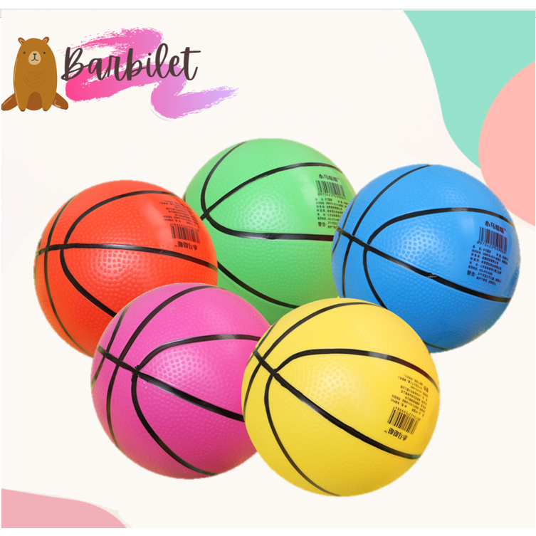 16/20 CM Mini Inflatable Basketball Kids Hand Exercise Early Learning ...