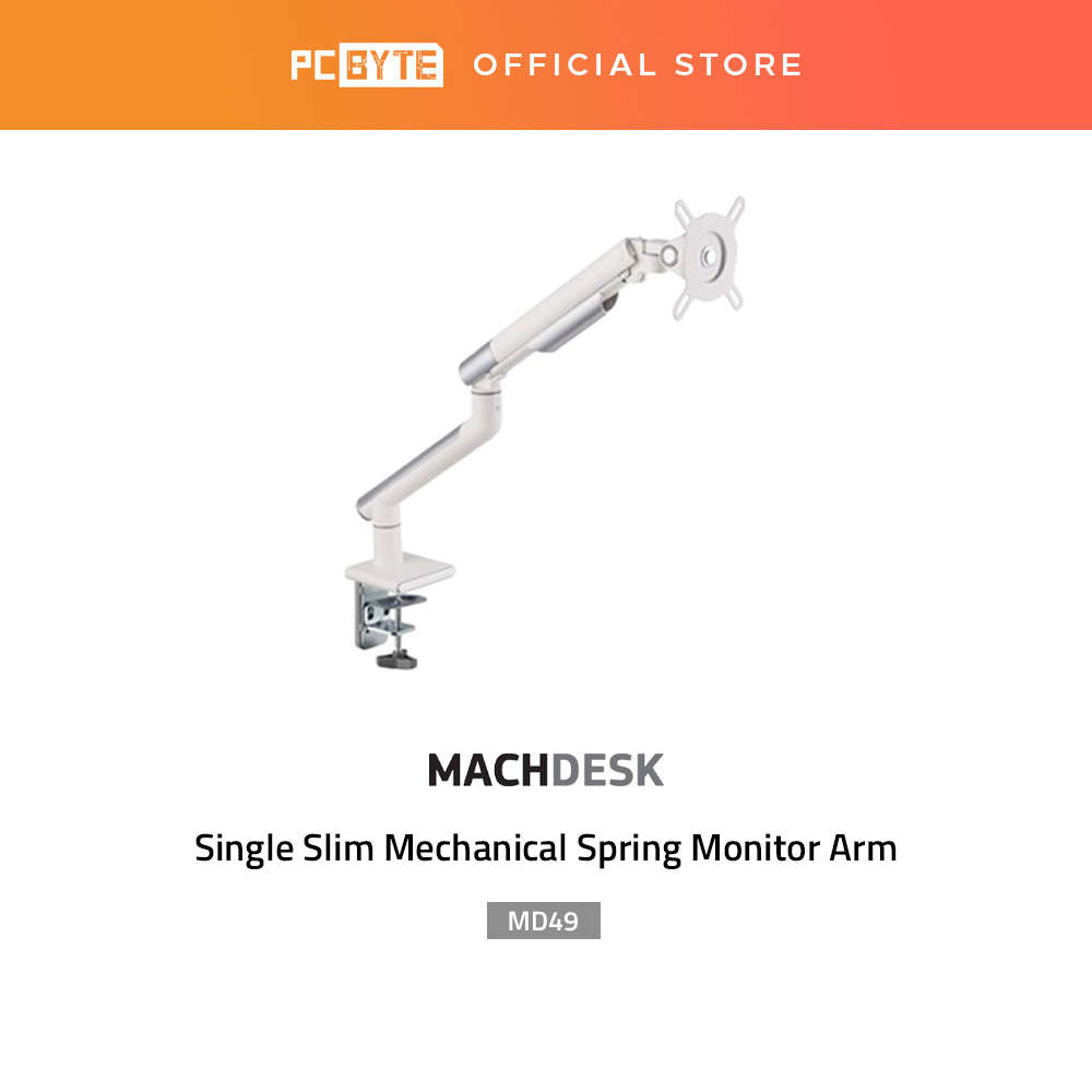 MachDesk MD49 Single Slim Mechanical Spring Monitor Arm | Shopee Malaysia