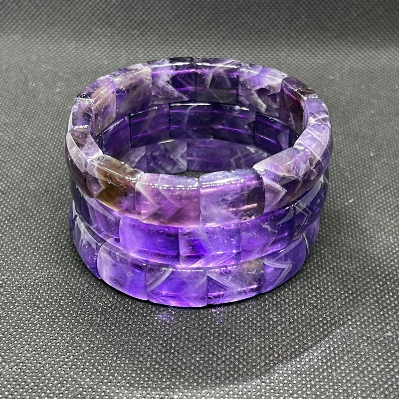 Natural Grade 2A 12 mm Amethyst Papan Crystal Bracelet | Shopee Malaysia