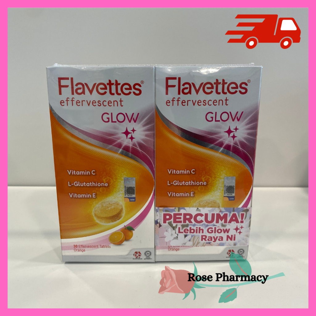[🔥Promo BUY 1 FREE 1🔥] Flavettes Effervescent Glow Tab 30's Orange ...