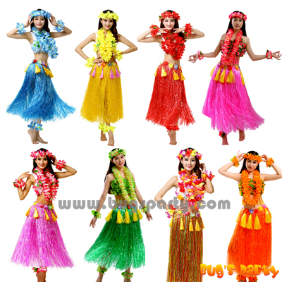 80cm Long Hula Skirt Hawaiian Luau party | Shopee Malaysia