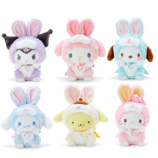 SANRIO Original Fairy Rabbit Plush My Melody Kuromi Hello Kitty ...