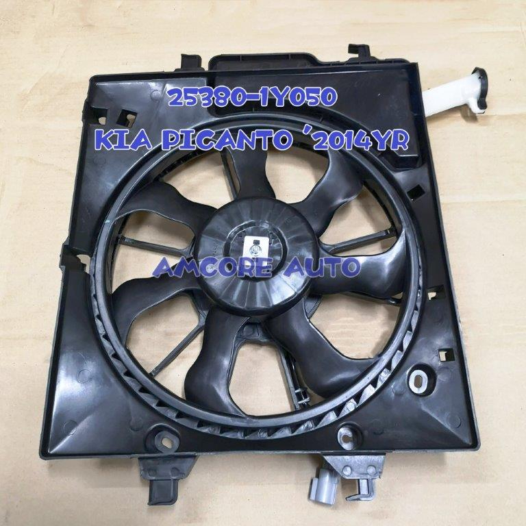 KIA PICANTO 2012 - Radiator Fan Motor Assy (2 PIN) (W/TANK) 25380-1Y050 ...