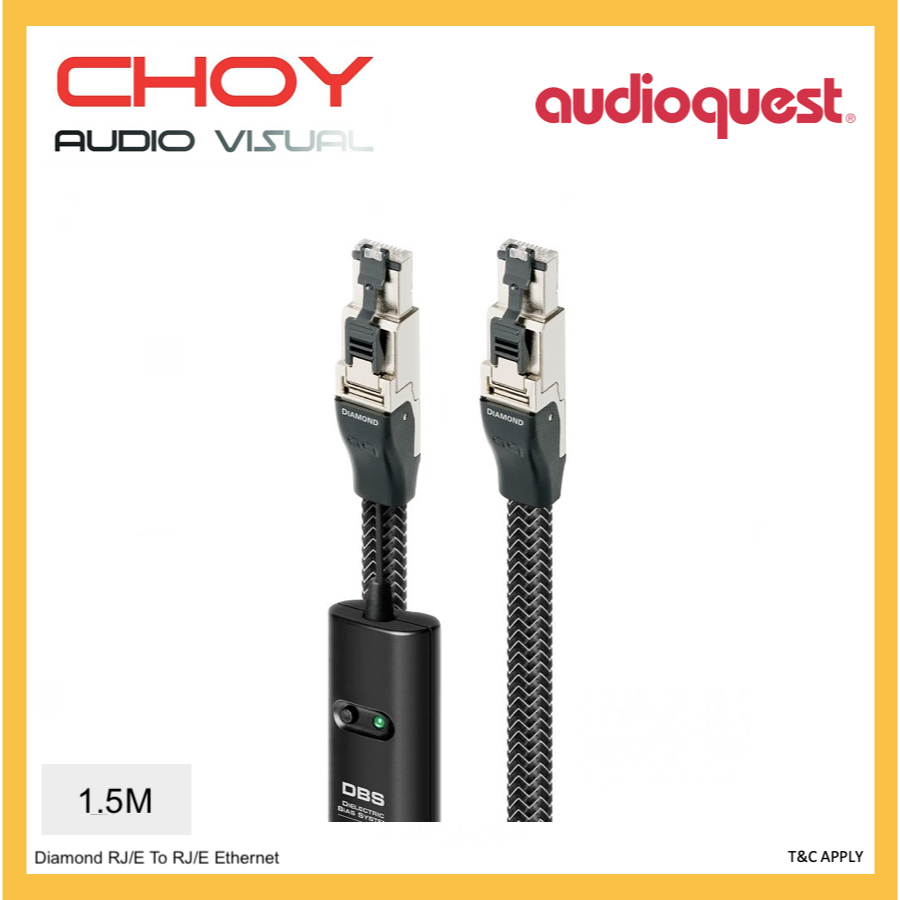Audioquest Diamond RJ/E To RJ/E Ethernet Cable (1.5 Meter) | Shopee ...