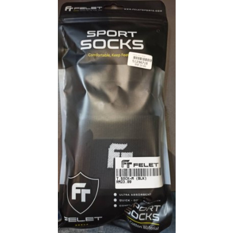 Felet Tournament Cotton Sock (Middle) | Shopee Malaysia