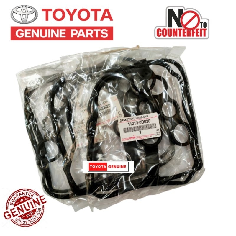Toyota Altis Wish 1ZZFE 3ZZFE Valve Cover Gasket ZZE122 ZZE121 ZNE10 ZZE141 ZZE142 ZCA26 11213 ...