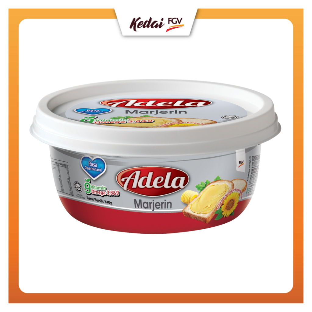 ADELA Tub Marjerin Serbaguna (240g) | Shopee Malaysia