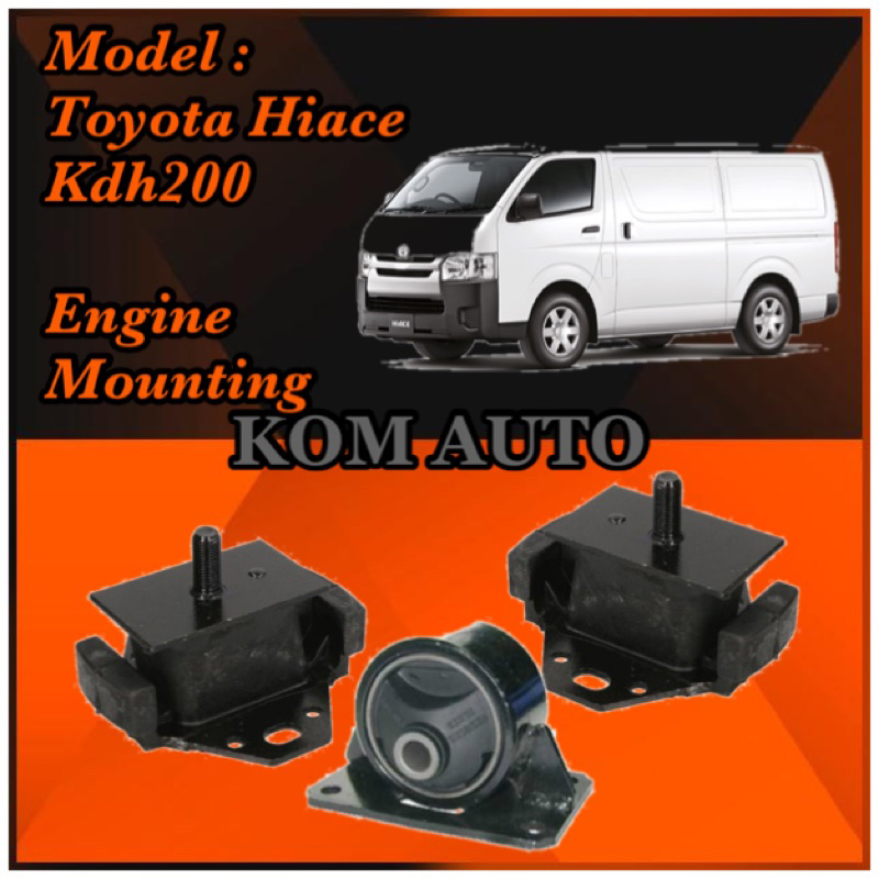 Toyota Hiace Kdh200 Engine Mounting | Shopee Malaysia