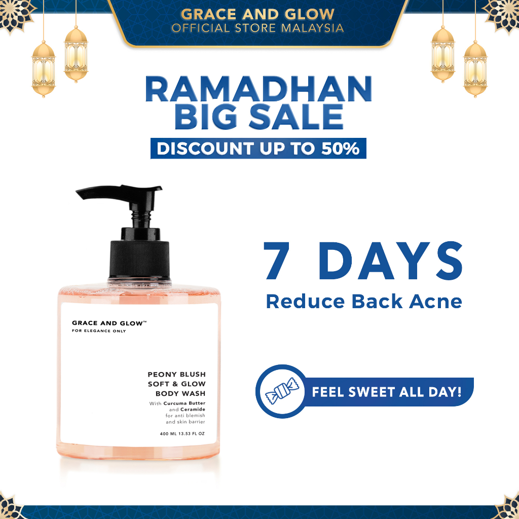 Grace and Glow Peony Blush Soft & Glow Solution Body Wash Perfume ...