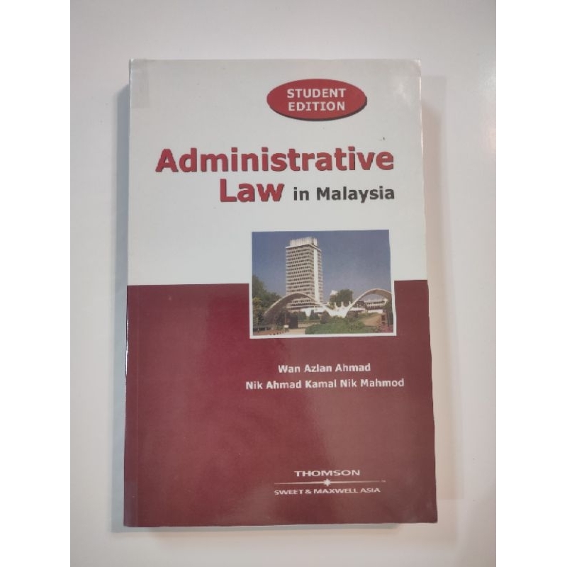 Administrative Law in Malaysia by Wan Azlan Ahmad - Law Textbook ...