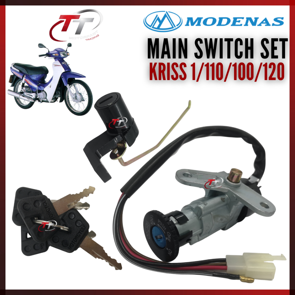 MODENAS KRISS 1 KRISS 110 120 100 KRISS100 KRISS110 KRISS120 KEY SET ...