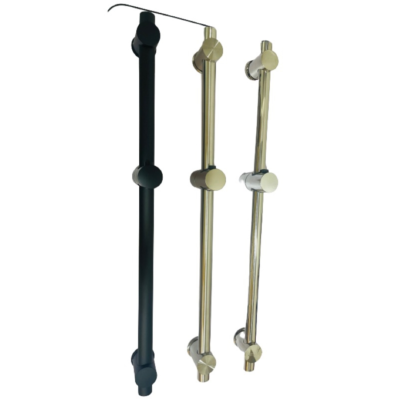 304 Stainless Steel Shower Slide Bar Wall Mounted Rotatable Shower Bar ...