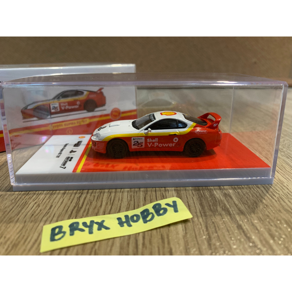 Tarmac Works Shell Gran Turismo 7 JDM Collection '97 Toyota Supra RZ # ...