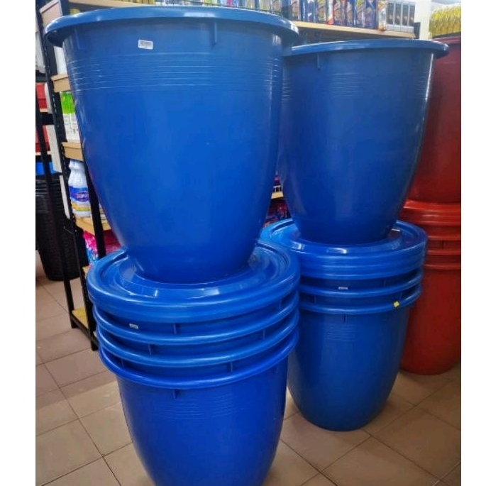 Tempayan Besar /Tong air simpanan /TEMPAYAN /TONG/Tong mandi /Plastic ...