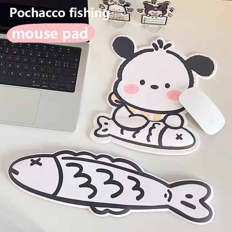 Sanrio Cute Pochacco cartoon fishing mouse pad birthday gift ...