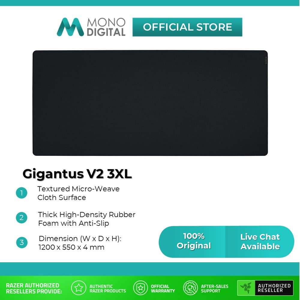 Razer Gigantus V2 Textured Micro-Weave Cloth Surfase Soft Gaming ...