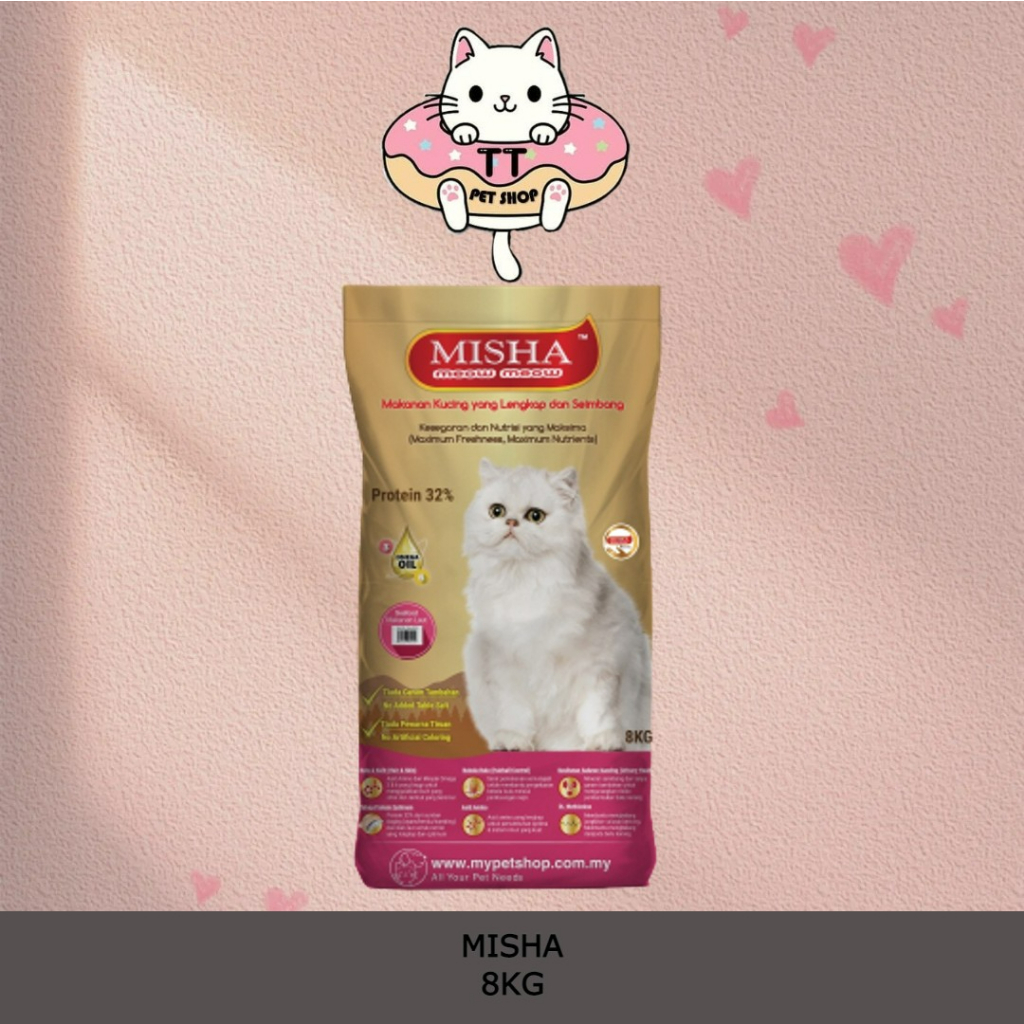 Misha Dry SEAFOOD/OCEAN FISH Cat Food Murah Makanan Kucing Murah ...