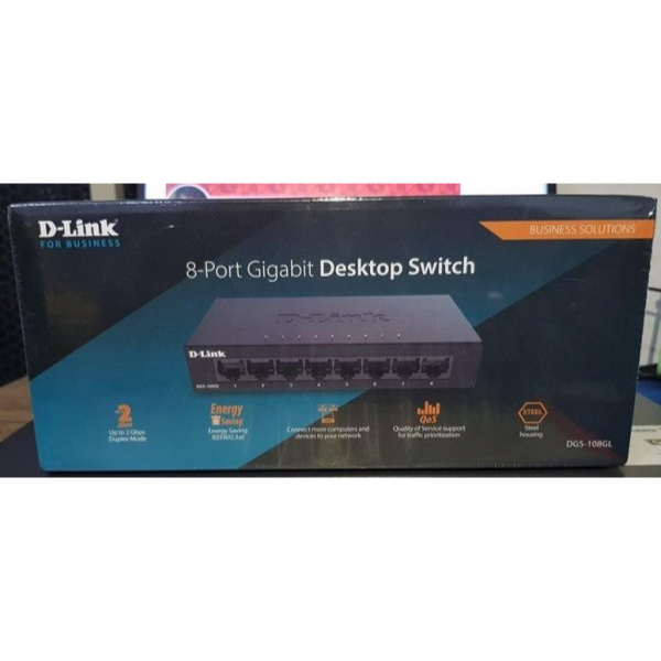 D-Link 8-Port Gigabit Desktop Switch ( DGS-108GL ) | Shopee Malaysia