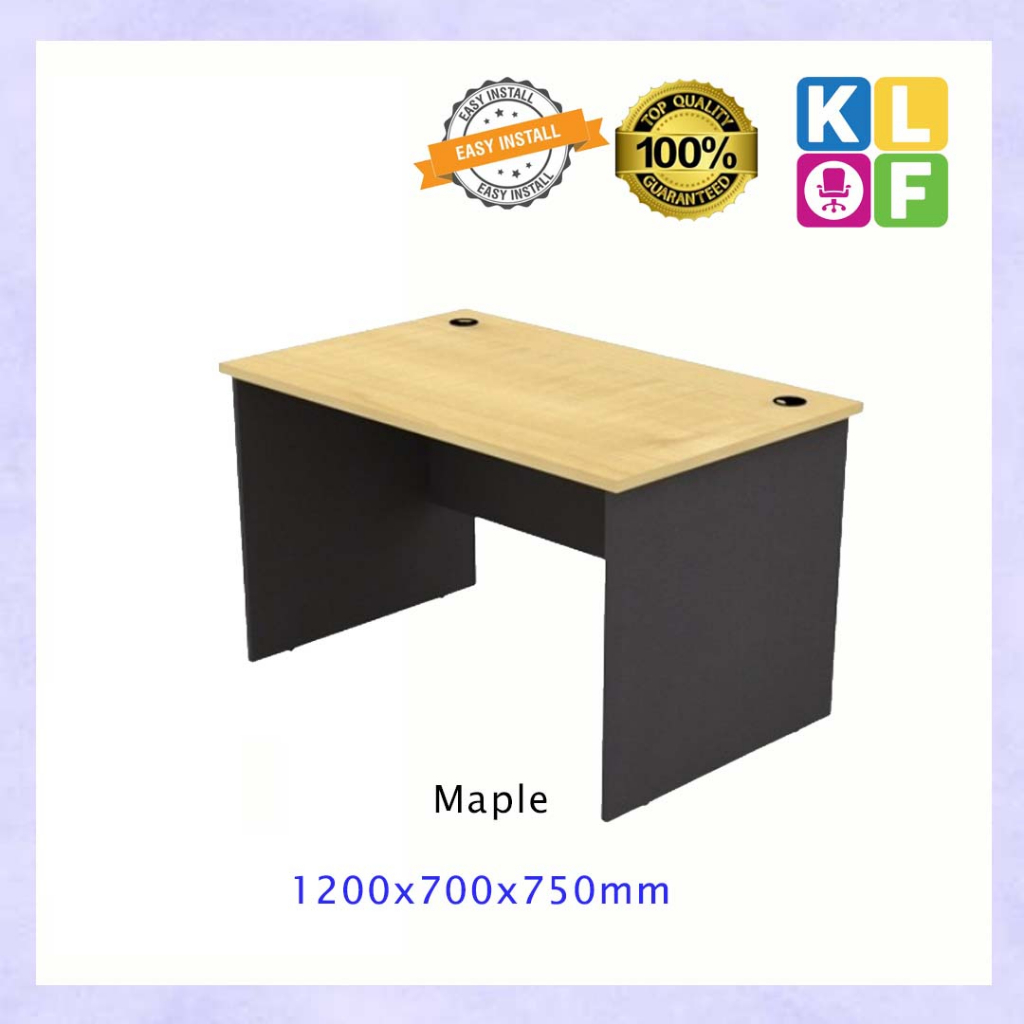KLOF 4 Feet Office Table Rectangular / Study Table / Writing Table ...
