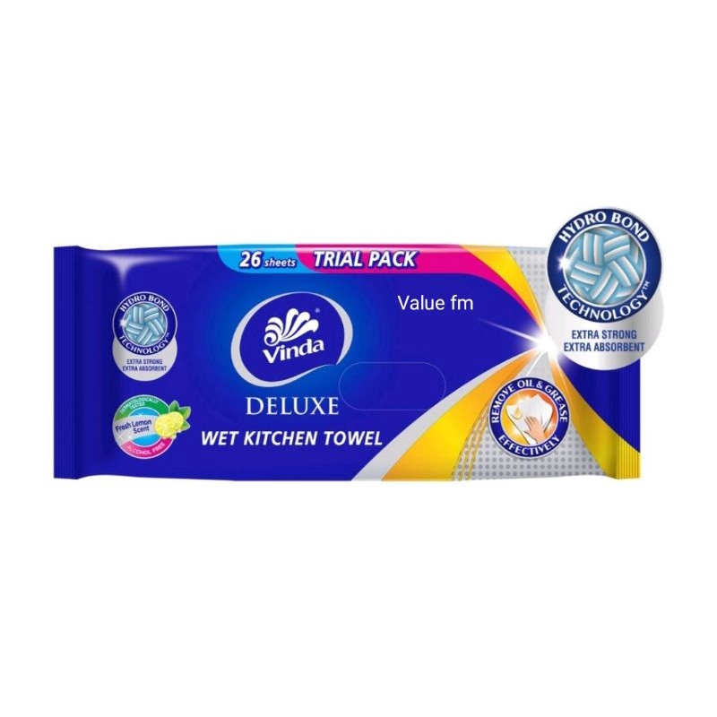 Vinda Deluxe Wet Kitchen Towel 26s | Shopee Malaysia