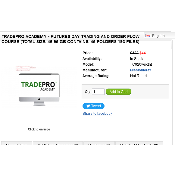 TRADEPRO ACADEMY - Futures Day Trading and Order Flow Course (Total size: 46.95 GB Contains: 45 ...
