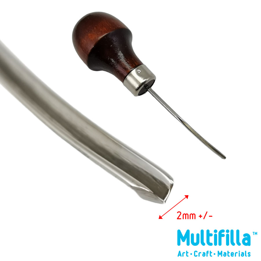 Palm Micro Wood Carving Tool - Bent V 2mm | Shopee Malaysia