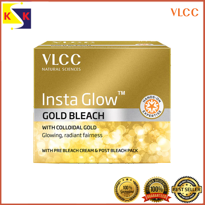 VLCC Insta Glow Gold Bleach(30gm) | Shopee Malaysia