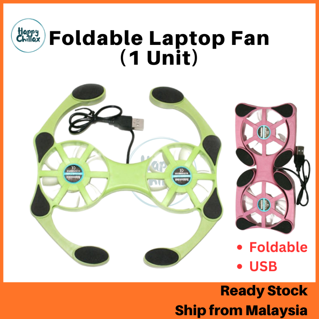 USB Laptop Notebook Computer Cooler Foldable Cooling Fan | Shopee Malaysia