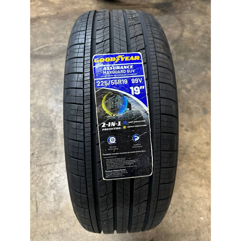 225/55/19 Goodyear Assurance Maxguard SUV x70 cx5 cx8(year 2024) | Shopee Malaysia