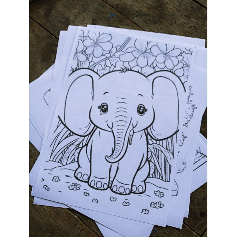 (READY STOCK) COLORING SHEETS A5 | Shopee Malaysia