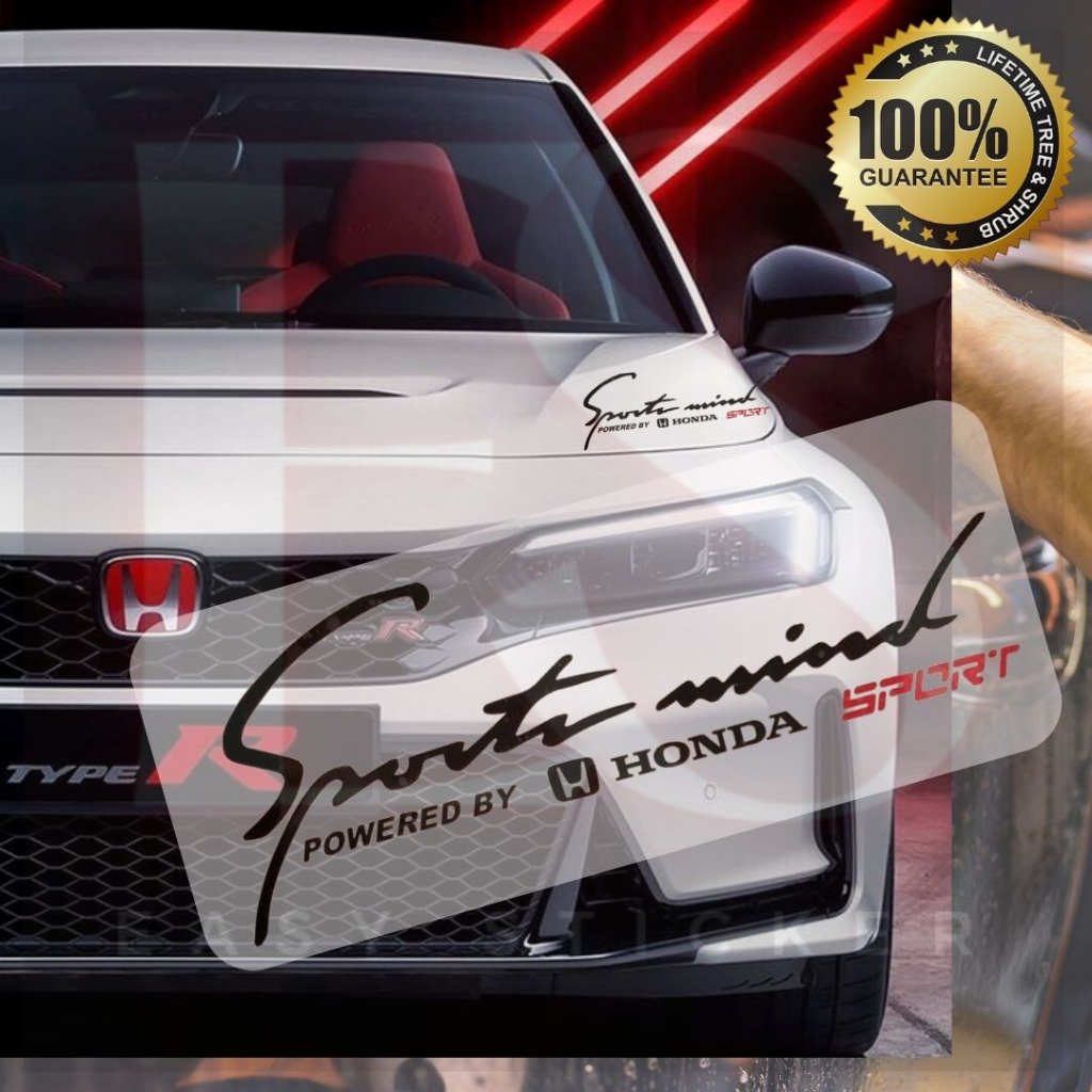 New Design Sport Mind Toyota Honda Perodua Nissan Car Sticker Easy ...