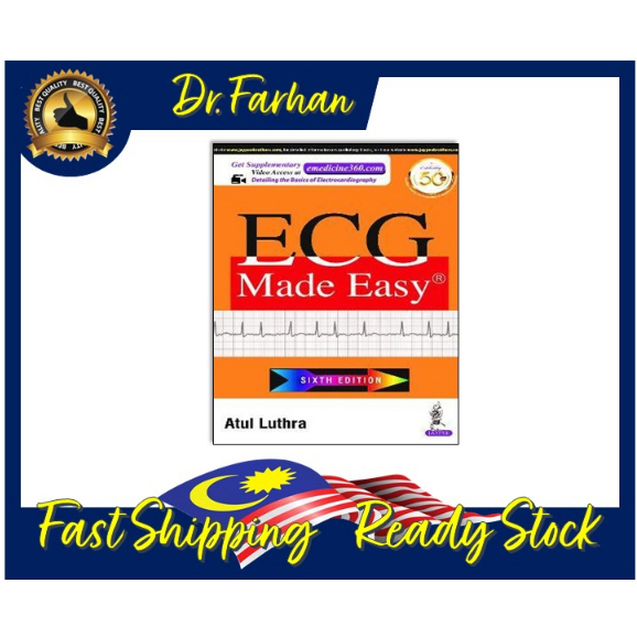 ECG Made Easy 6E by Atul Luthra 9789389188608 | Shopee Malaysia