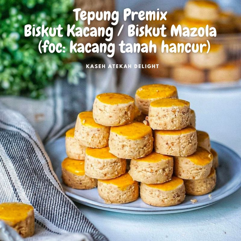 (TEPUNG BISKUT KACANG MAZOLA) Tepung Biskut Kacang Mazola 600g Free ...