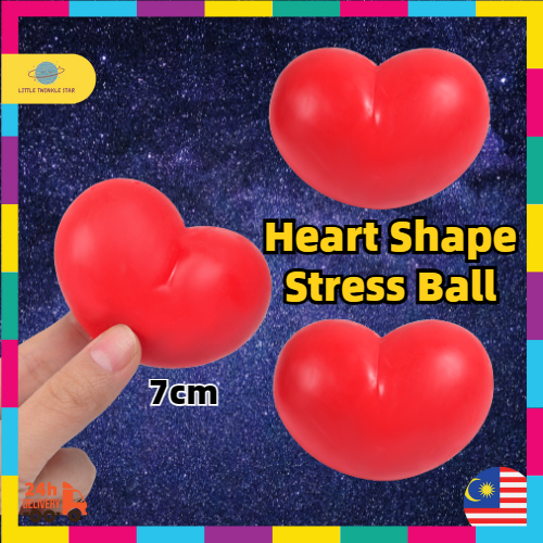 Heart Shape Stress Ball For Squeeze Ball Anti Stress Toy Squishy Ball ...