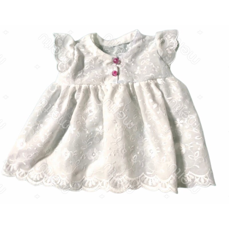 Dress Newborn Baby Girl Dress Kain Sejuk | Shopee Malaysia