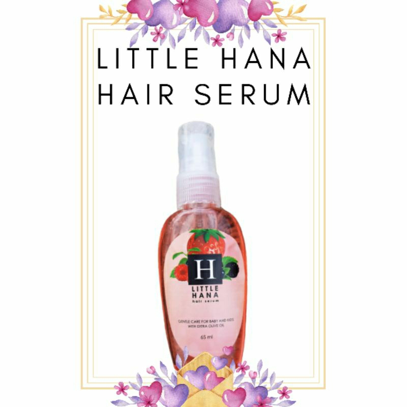 Little Hana Hair Serum 65ml Lebat Rambut Vitamin Rambut Baby Kanak ...