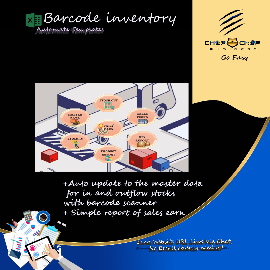 Barcode Inventory Management for Warehouse/retail automate | Shopee ...
