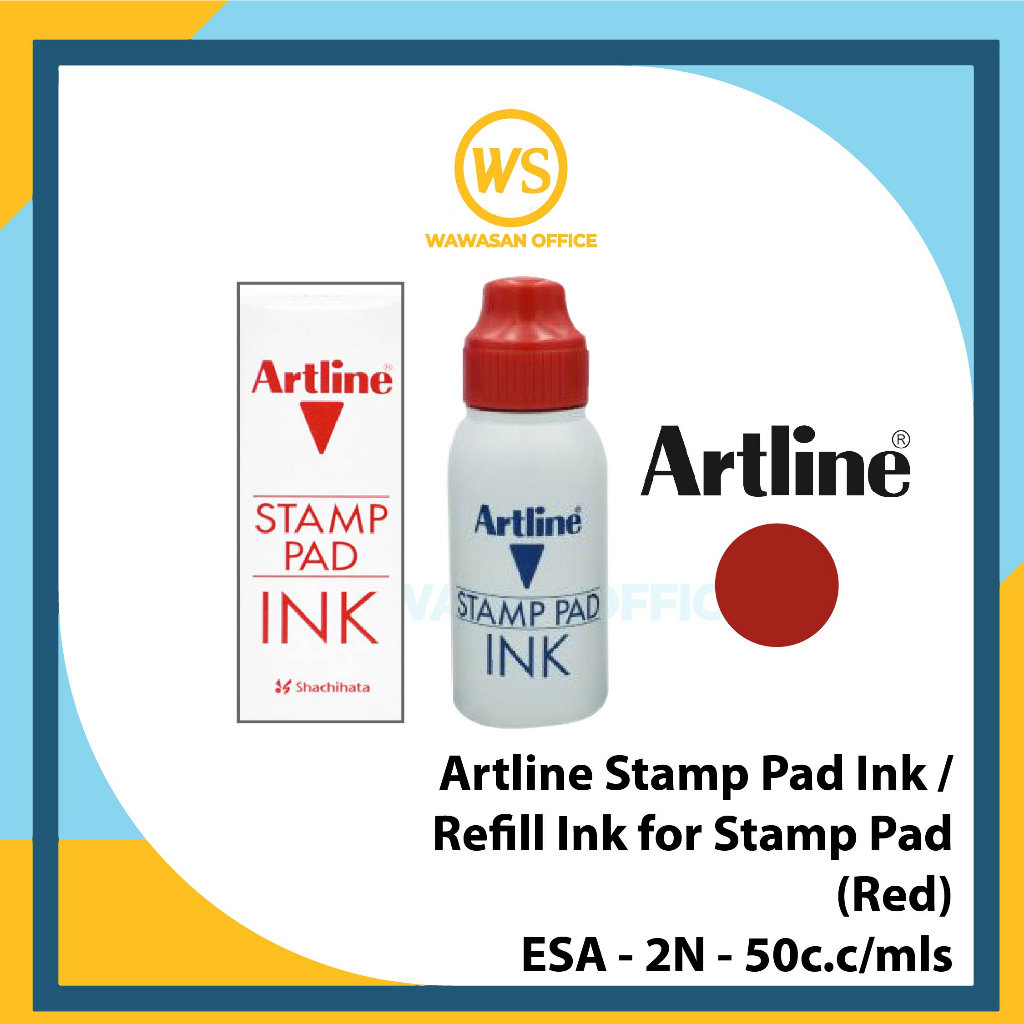 Artline Stamp Pad Ink / Stamp Pad Ink / Stamp Ink / Stamp Ink Refill ...