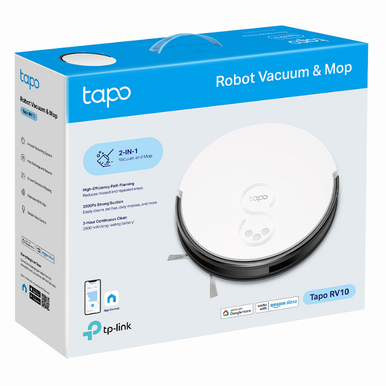 TP-Link Tapo RV10 Plus Robot Vacuum & Mop + Smart Auto - Empty Dock ...