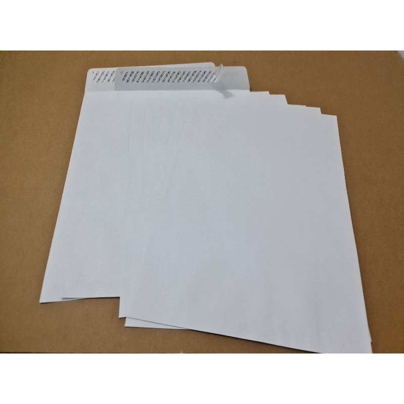 B5 Envelope White 100gsm 7" X 10" (178mmX254mm) Peal & Seal (50pcs/pkt ...