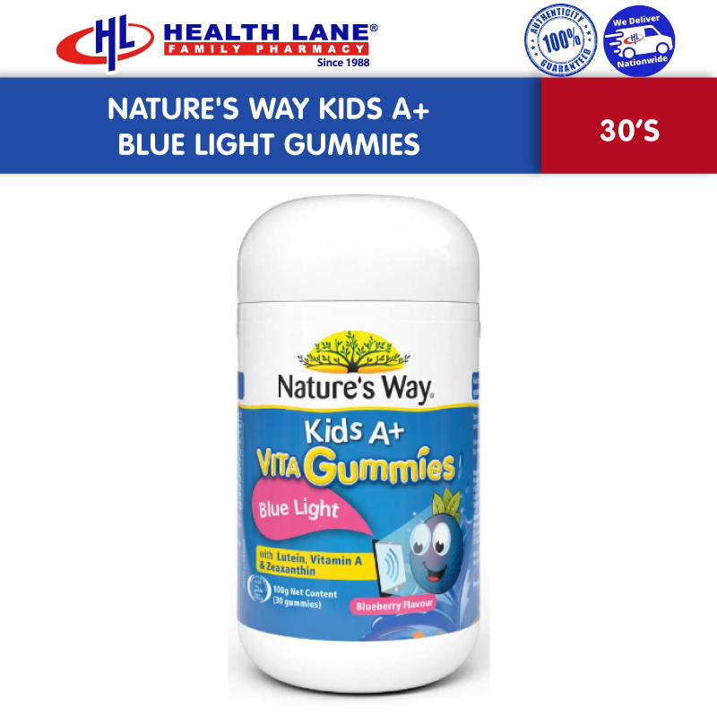 Nature's Way Kids A+ Blue Light Gummies Eye Health (30's) | Shopee Malaysia