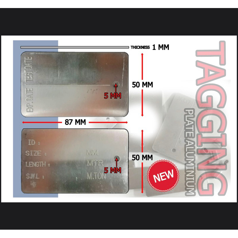 Industrial Tagging Plate | Shopee Malaysia