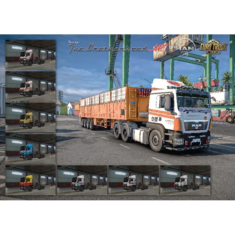 Ets2 Skin - Euro Truck Simulator 2 man tgs Skinpack Malaysia Company by ...