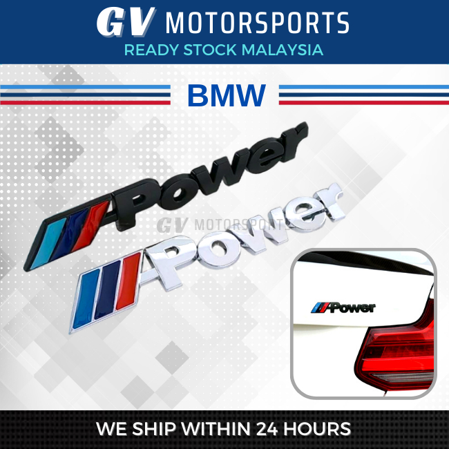 Car styling 1pcs M Power Performance logo Sticker Decal Car Decal For ...