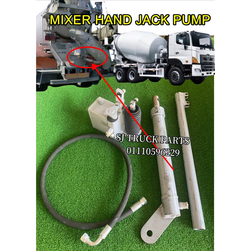 MIXER TRUCK HAND JACK PUMP NEW HEAVY DUTY HYDRAULIC CHUTE JACK PUMP ...