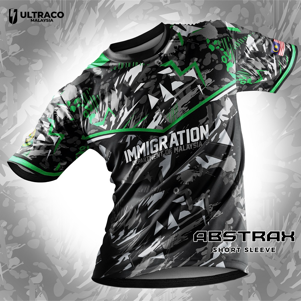 BAJU JERSI | Sublimation SEJUK & CEPAT KERING bercorak abstract | JIM ...