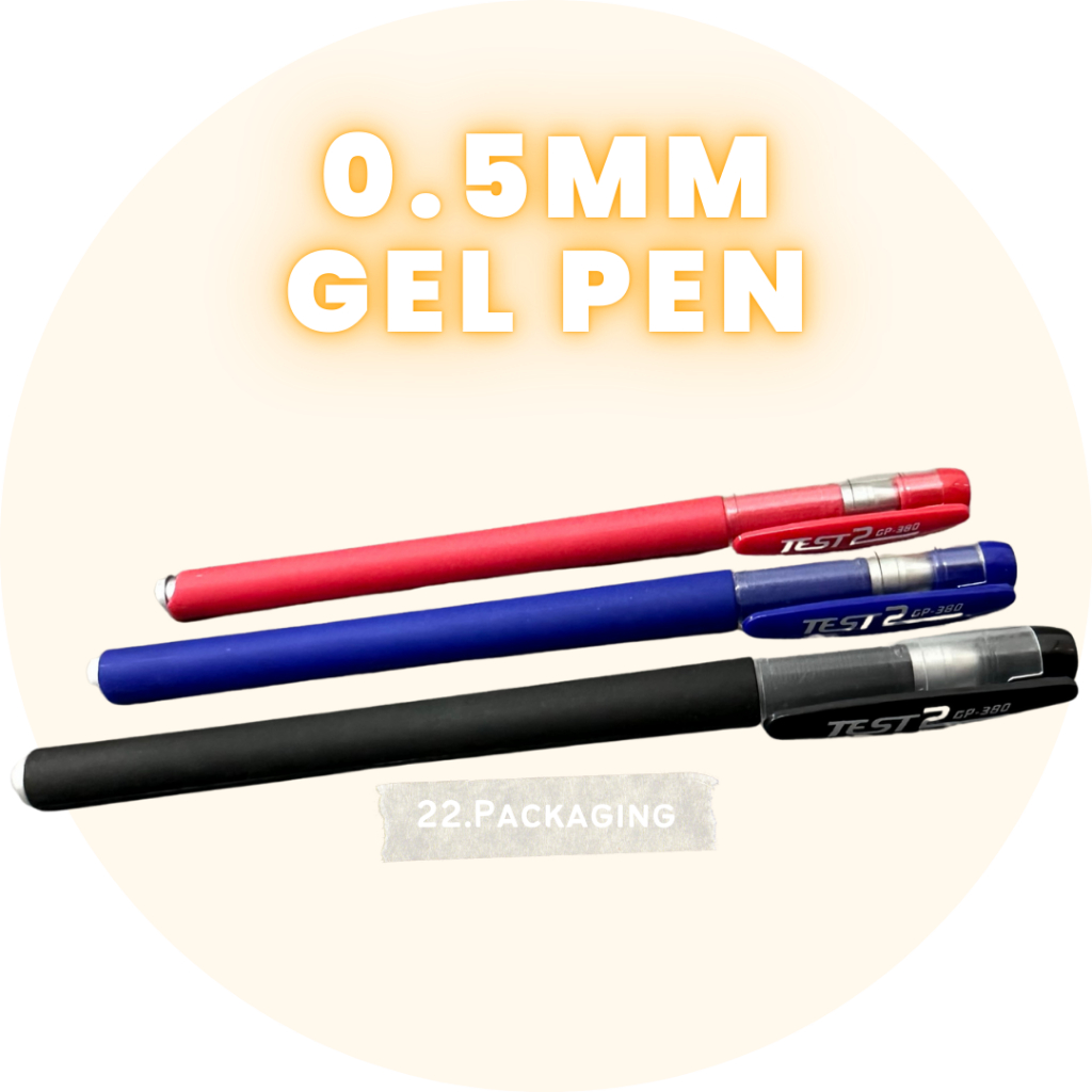 Gel Pen 0.5mm Red Blue Black Ballpoint Pen Bullet Pen Ball Pen Extra ...