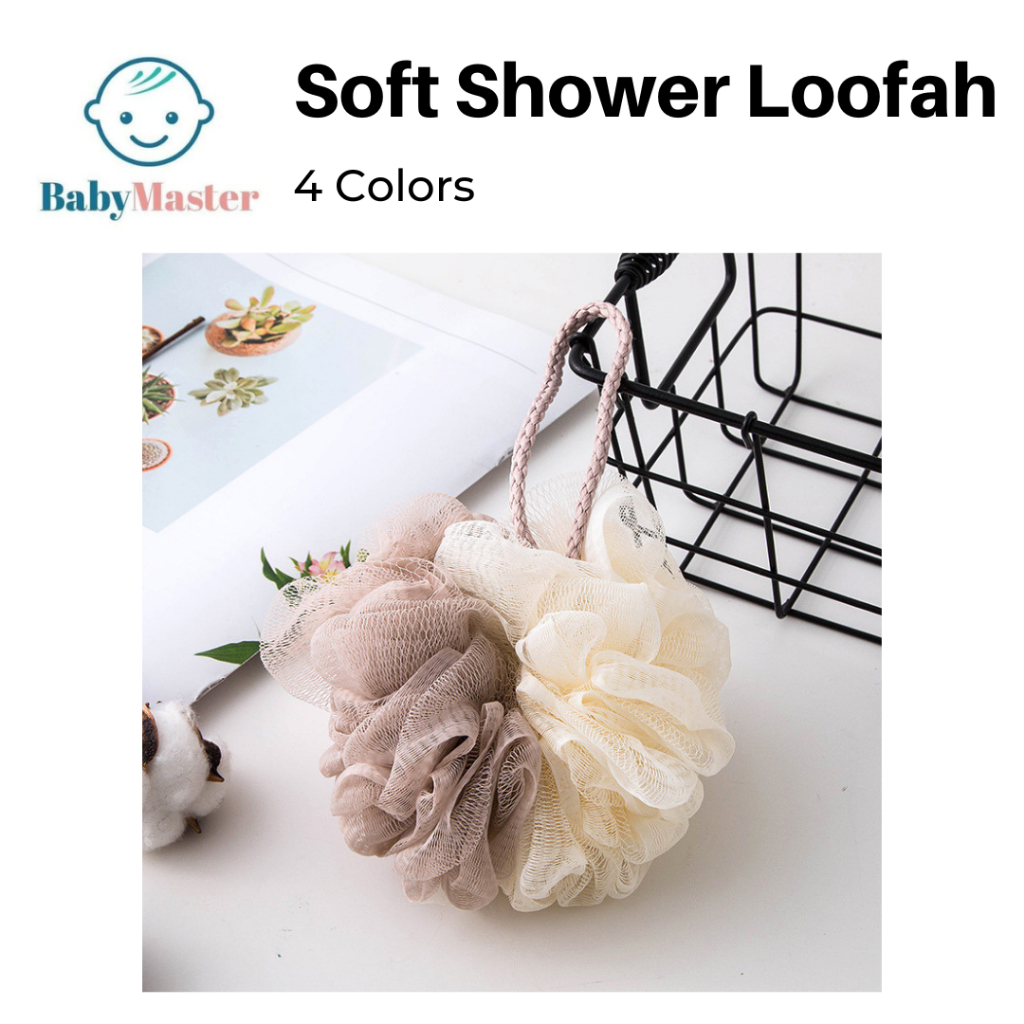 Soft Shower Mesh Nordic Loofahs Foaming Sponge Body Scrub Exfoliating