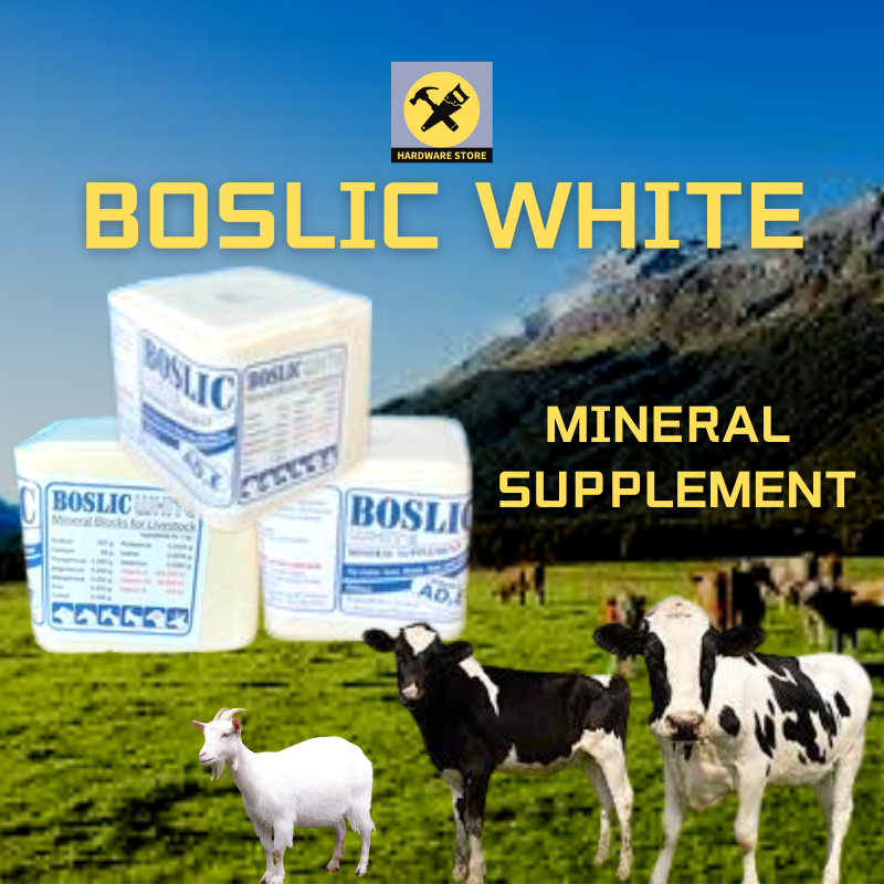 BOSLIC WHITE ORIGINAL, MINERAL BLOCK PREMIUM, GARAM JILAT UNTUK KAMBING ...