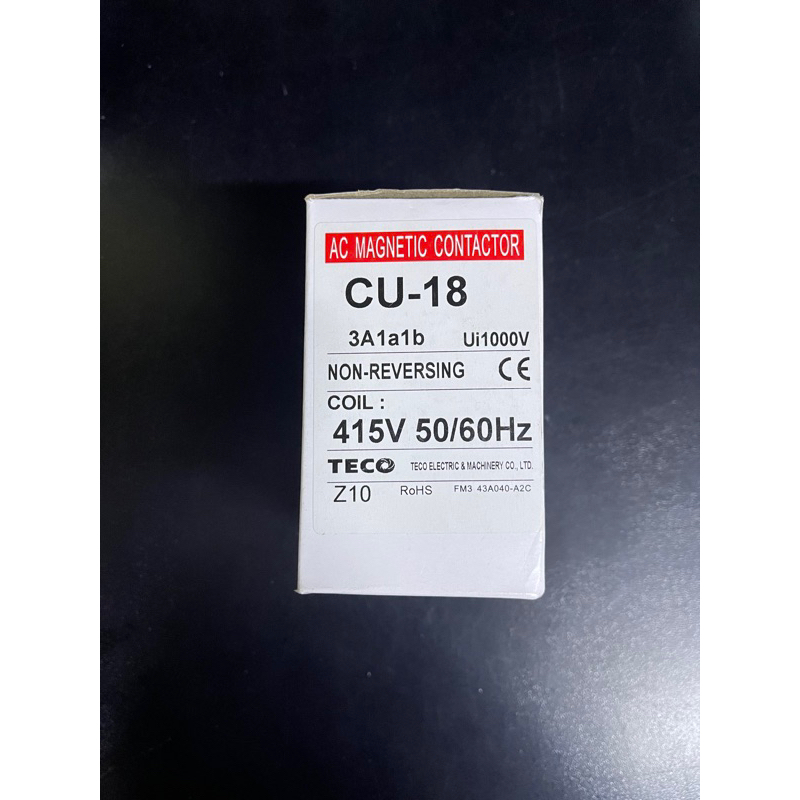 TAIAN-JAYA AC Magnetic Contactor (CU-18)(240V & 415V) | Shopee Malaysia